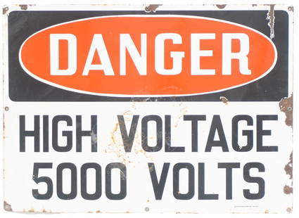 Vintage Danger Sign