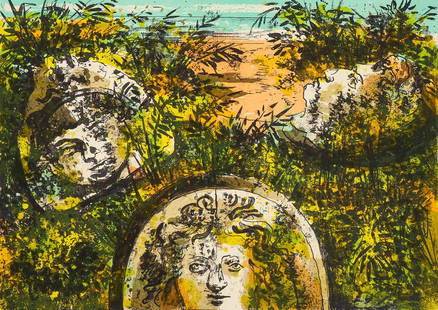 Aquatint, Artist Proof, Eugene Berman, 1970.