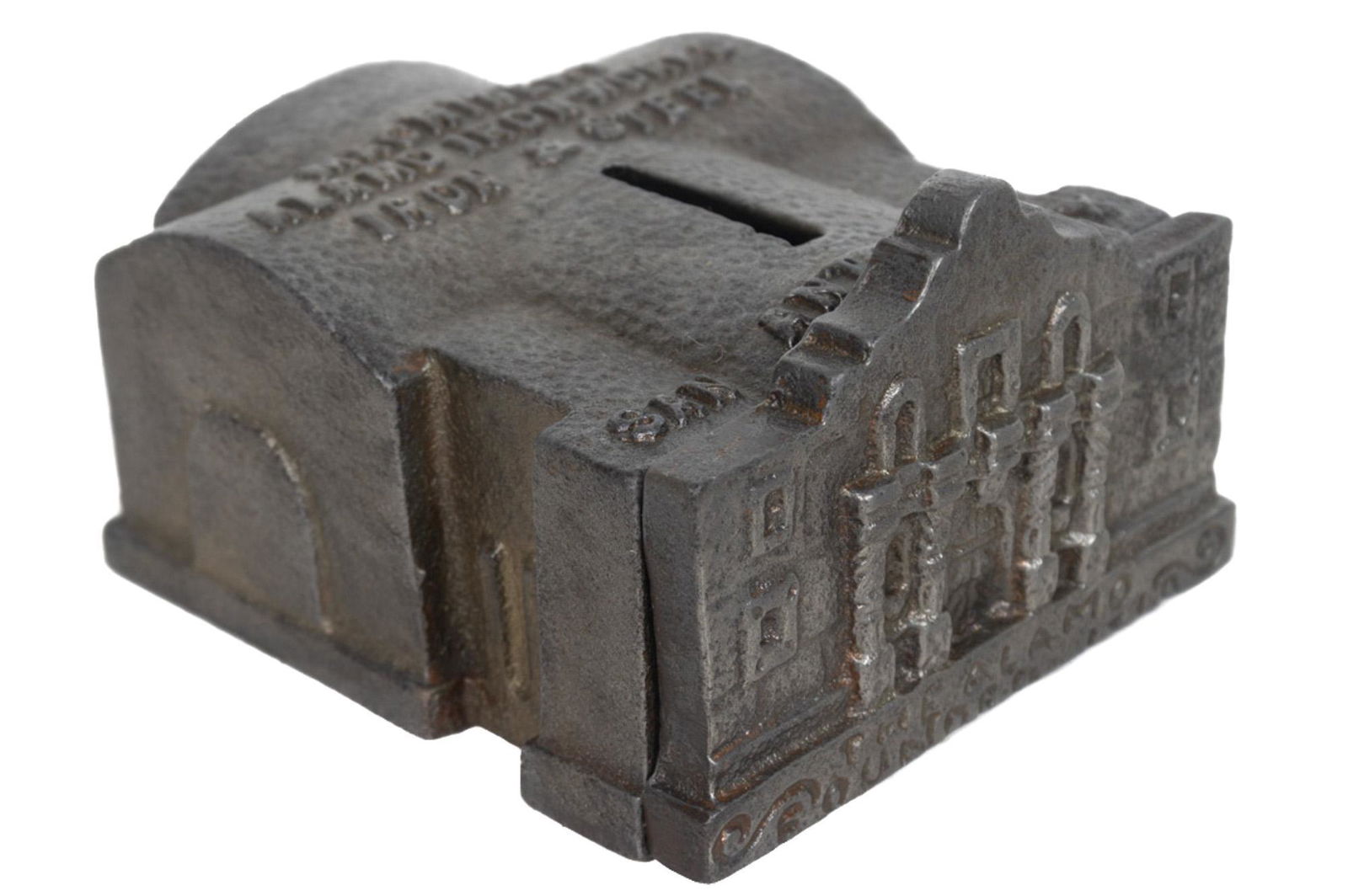 Vintage Alamo Iron Works Alamo Coin Bank