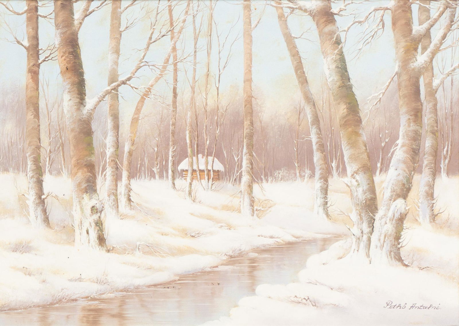 Petho Antalne, Winter Scene