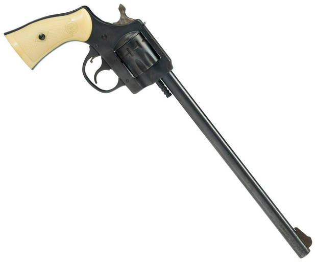 Rare 10 Inch H&r Model 929 Sidekick .22lr Revolver