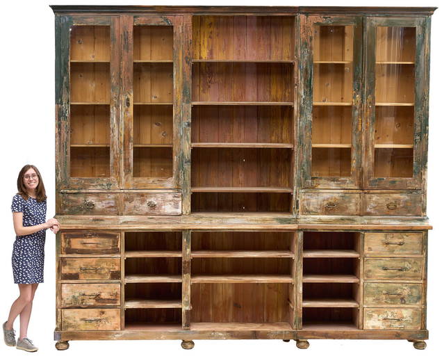 Rustic General Store Shop Cabinet