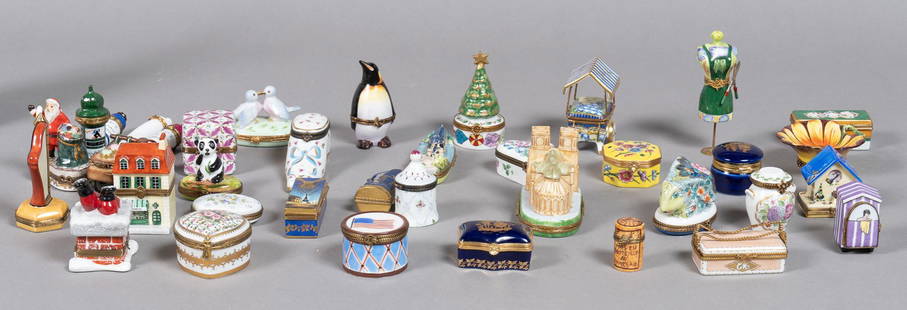 Porcelain And Trinket Boxes