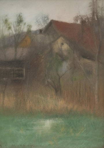 Adah Clifford Murphy, (1859 1949, Ny), Artist's Studio Home