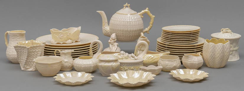 Vintage Irish Belleek China Rose Mini Vase