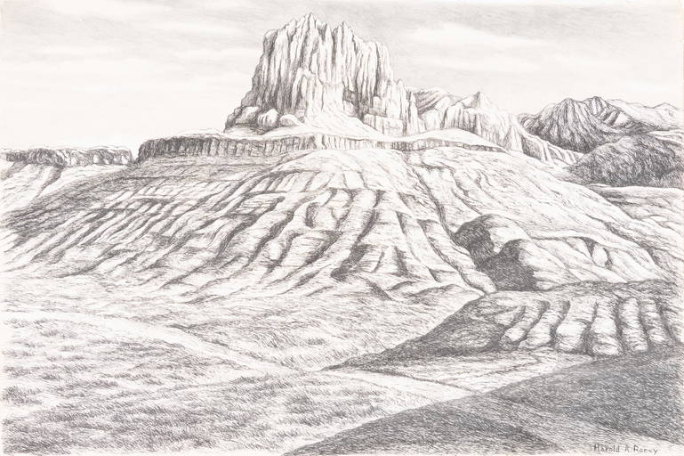 Harold Roney (1889-1986), West Texas Canyon (#0006) on May 14, 2022 ...