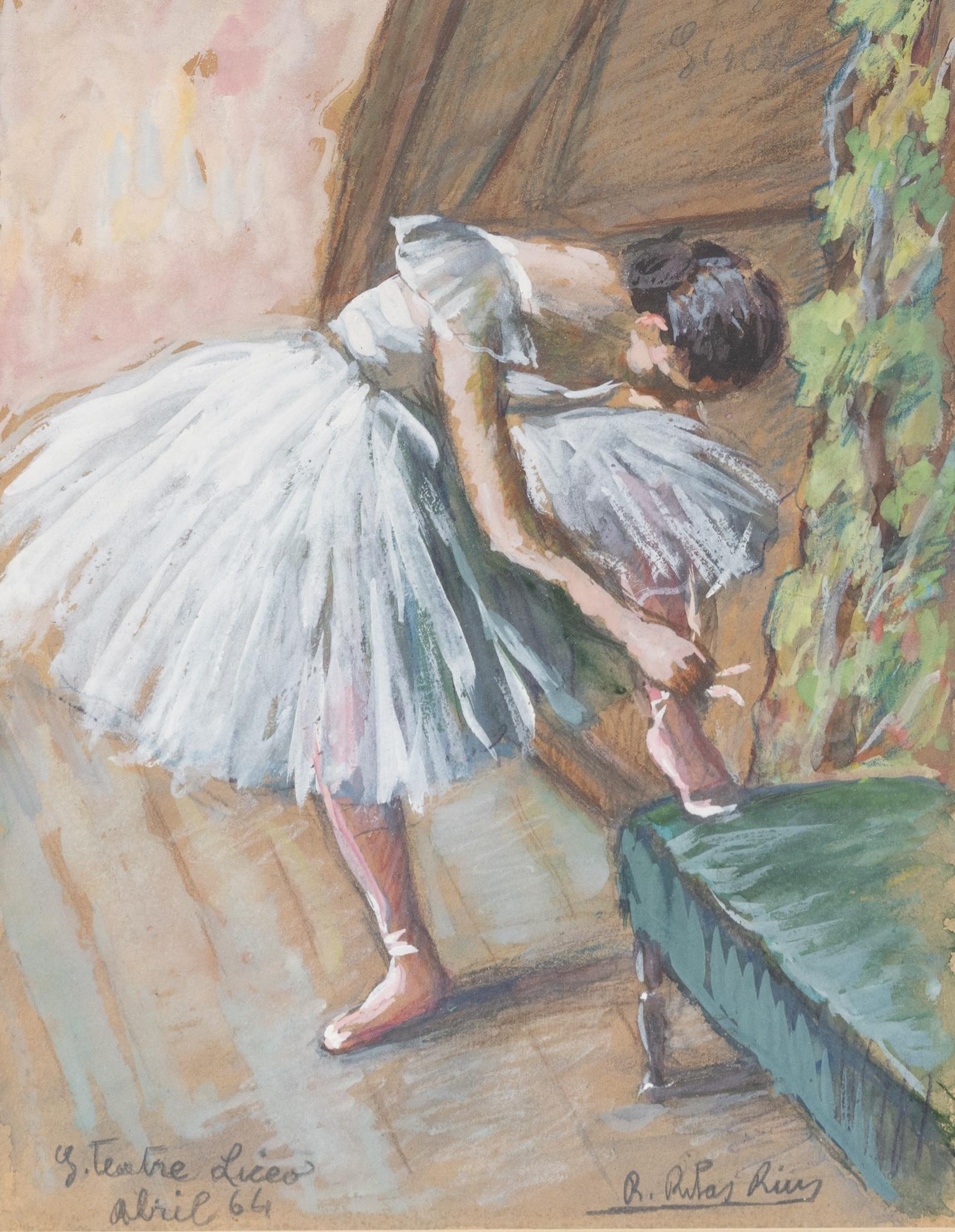 Ramon Ribas Rius (1903 1983), Ballet Dancer