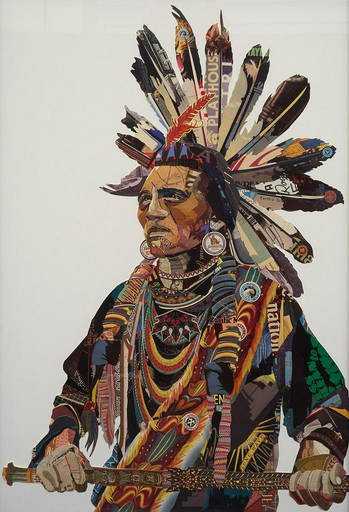 Native American Chief Poster - Jun 11, 2022 | Vogt Auction Texas in TX