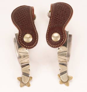 Inside Marked Crockett Spurs