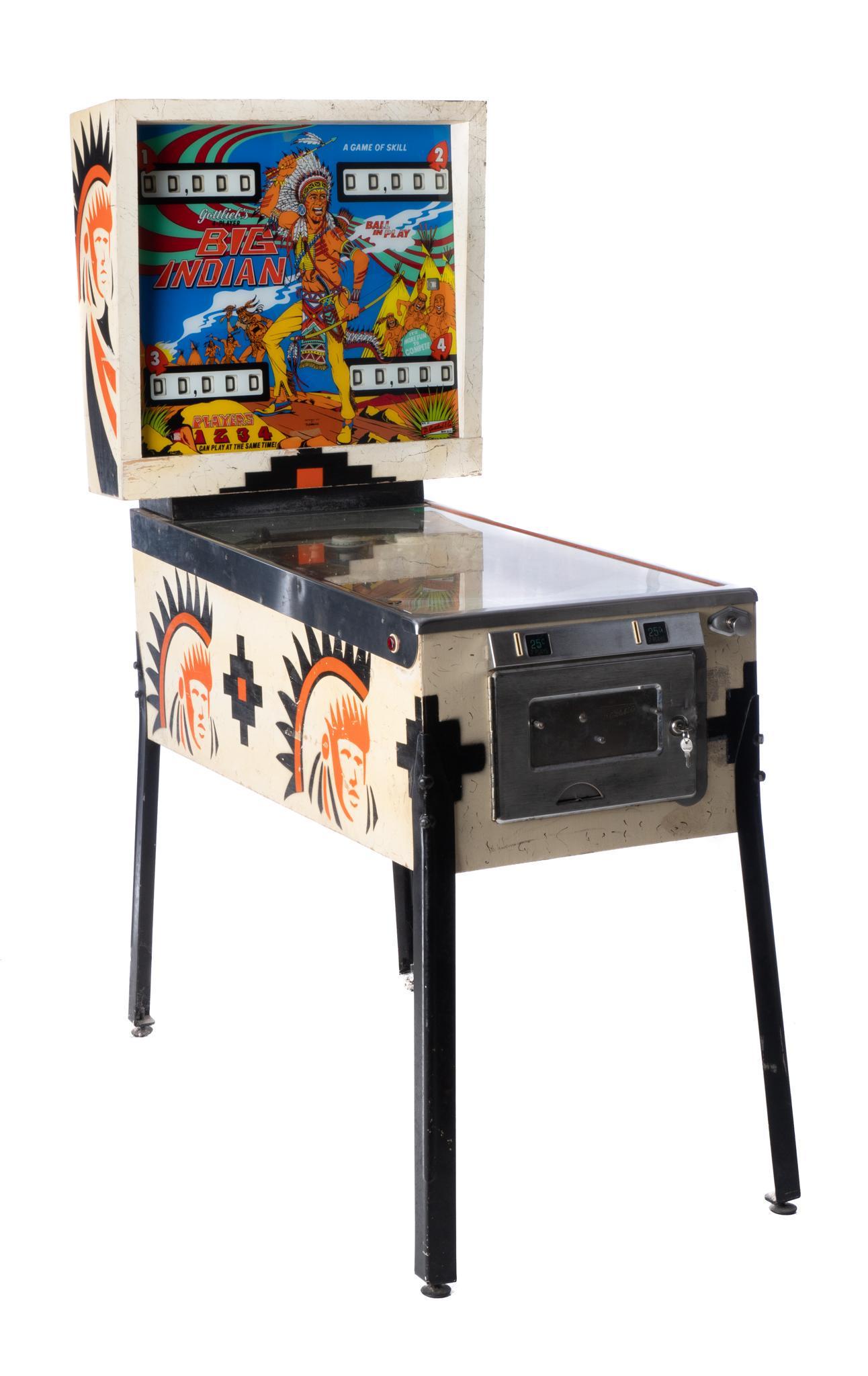 Gottlieb "big Indian" 1973 Pinball Machine