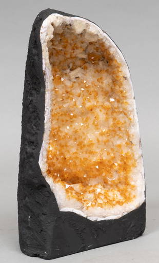 Amber Colored Geode Specimen