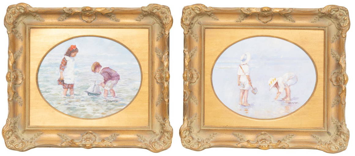 Robert Hamman (b. 1938), "at The Shore I & Ii"