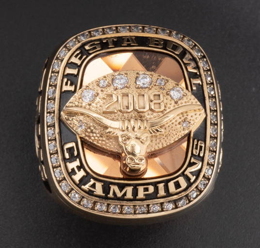 2008 Fiesta Bowl College Football Championship Ring (#0166) on Sep 05 ...