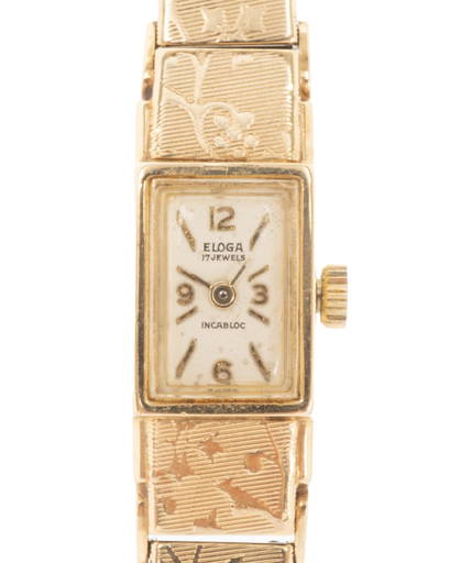 Vintage Eloga 14k Gold Ladies Watch