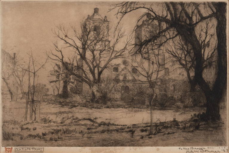 Mary Bonner, Mission Concepcion, 1927 - Oct 08, 2022 | Vogt Auction ...