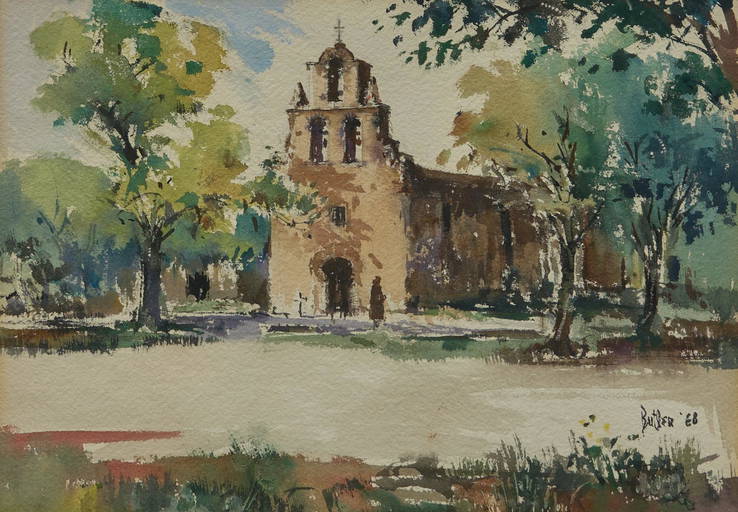 James R. Butler, Mission Espada, 1968 - Oct 08, 2022 | Vogt Auction ...