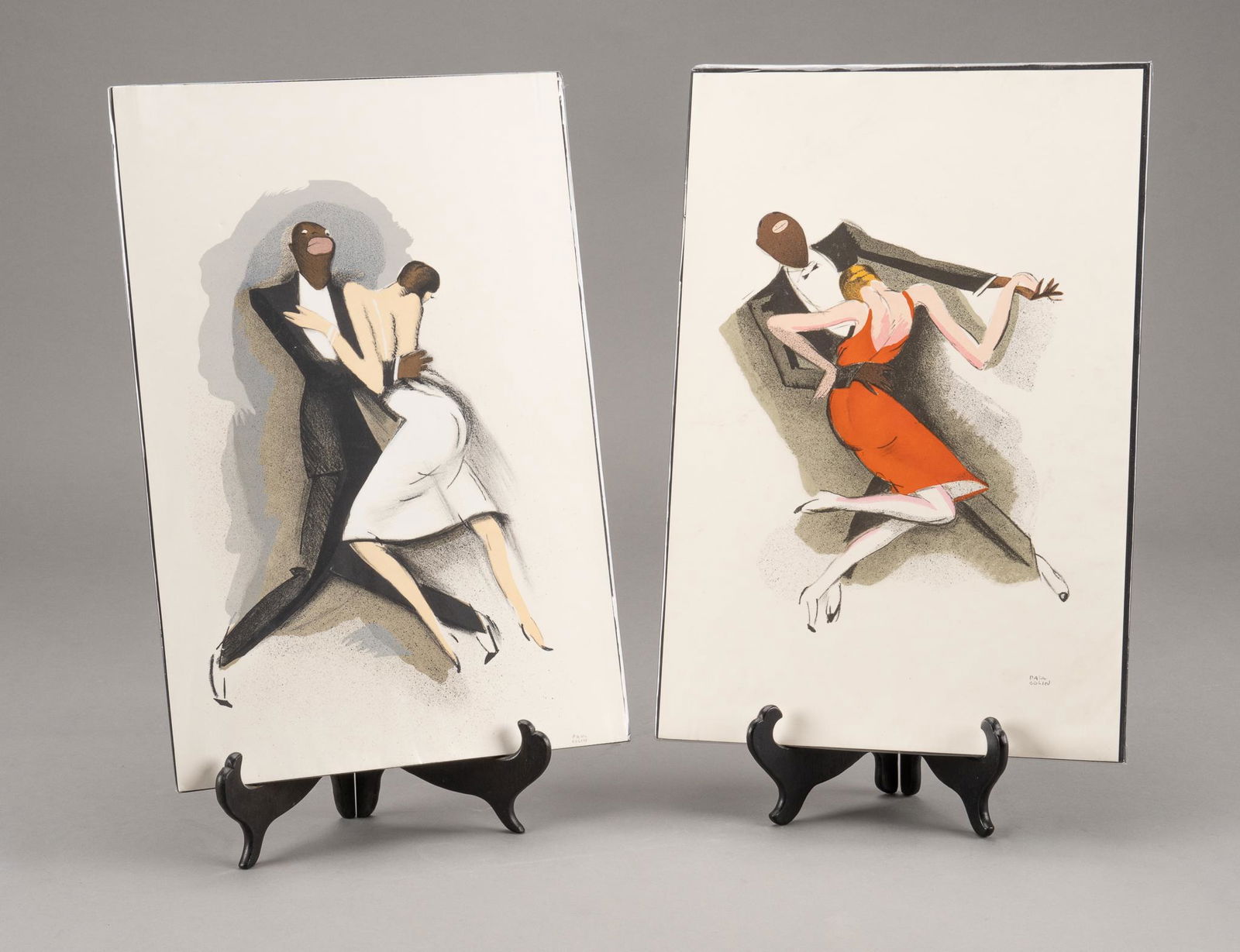 Paul Colin (1892 1985, Fra), Pair Of Art Deco Lithographs