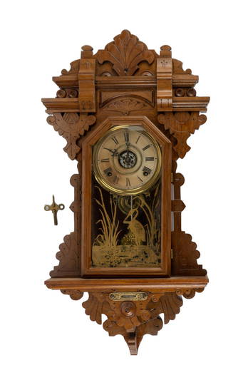 E.n. Welch Hanging Parlor Clock