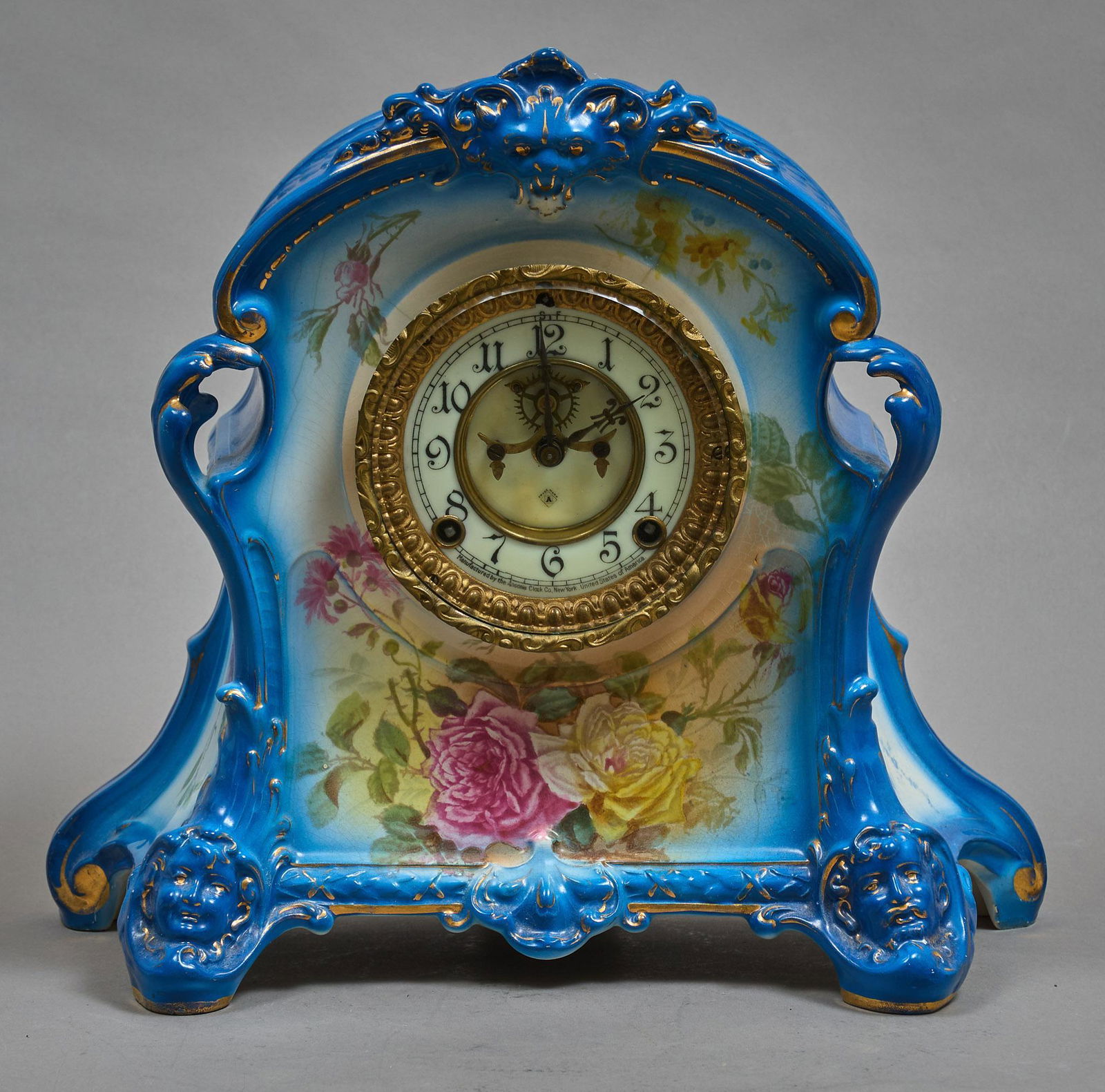 Ansonia Clock Co. Royal Bonn Mantel Clock