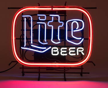 Miller Lite Pilsner Beer Neon Sign