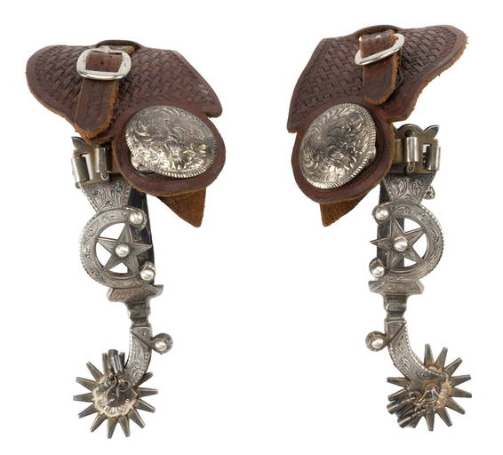 "E. Garcia" Marked Cowboy Spurs (#0284) on Oct 22, 2022 | Vogt Auction ...