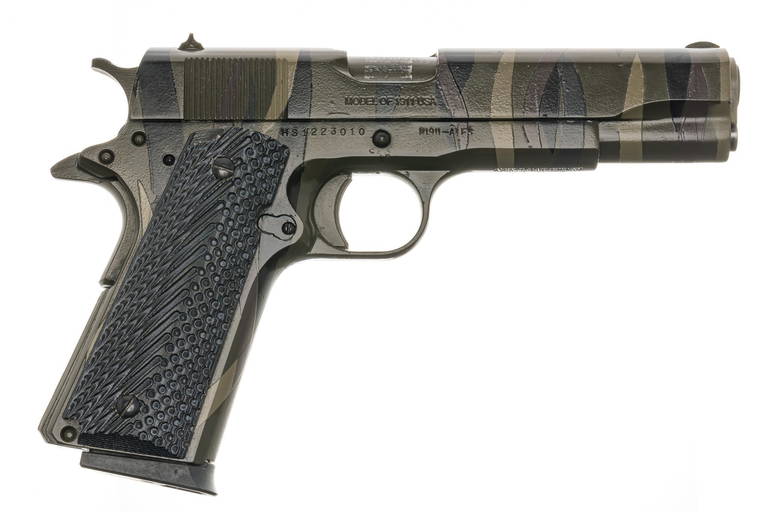 High Standard/AP M1911-A1 FS .45ACP Semi-Auto Pistol (#0057) on Oct 29 ...