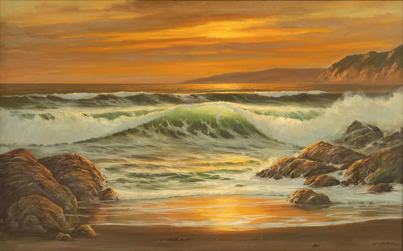 William Blackman, Ocean Sunset