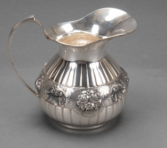 Repousse Rose and Shell Sterling Silver Pitcher (#0370) on Jan 01, 2023 ...