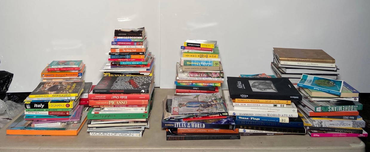 Large Collection Of Books And Magazines