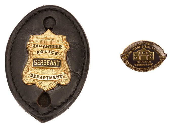 San Antonio Police Badge And Pin