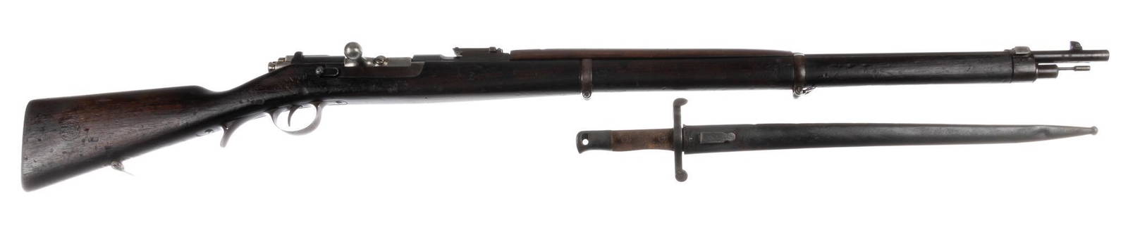 Antique Steyr Kropatschek M1886 8mm Bolt Action Rifle