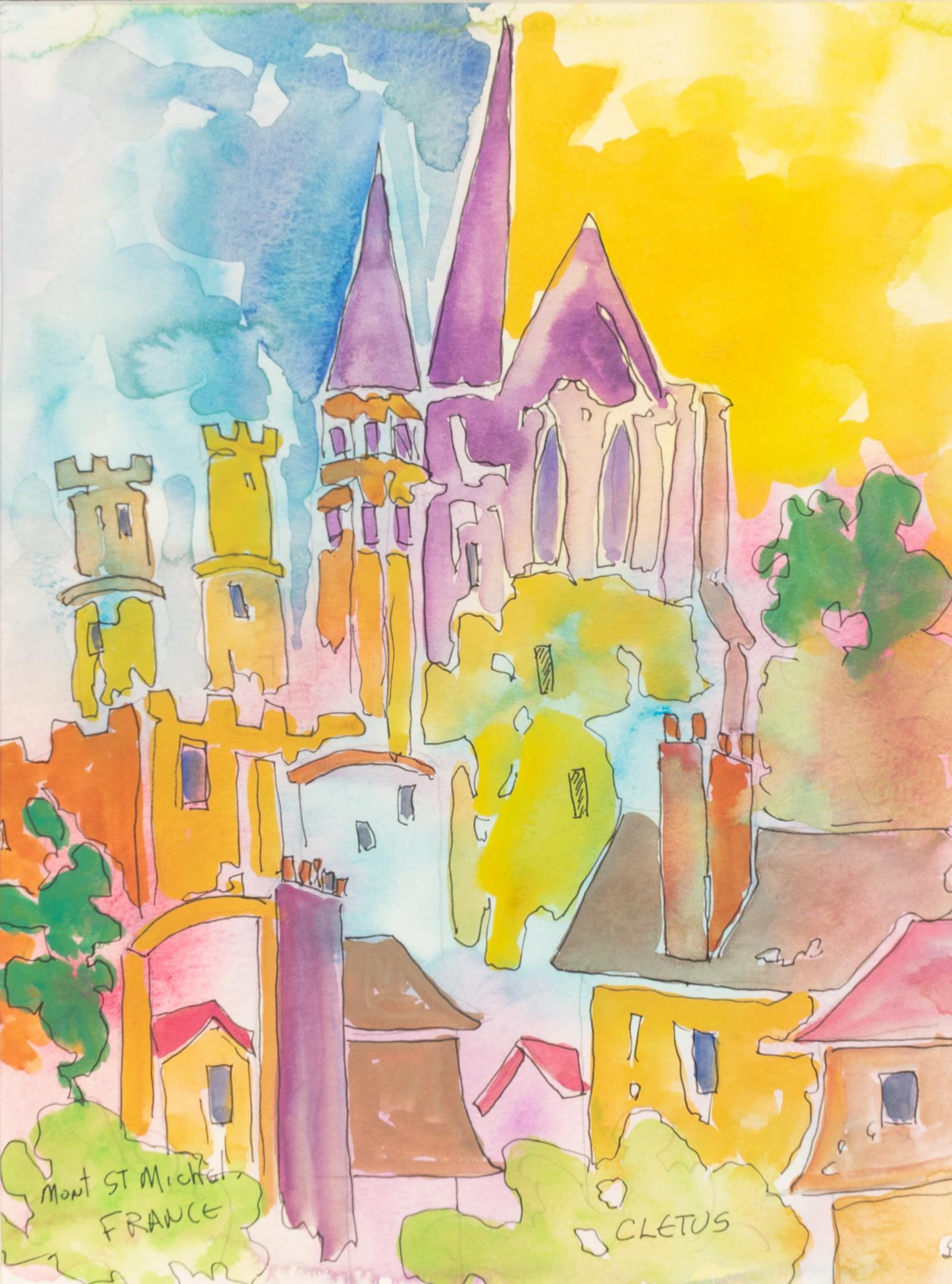 Brother Cletus Behlmann, "Mont-Saint-Michel" (#0135) on Apr 01, 2023 ...