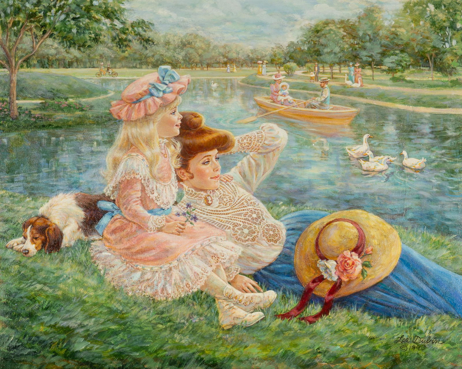 Lee Dubin, "reflections", 1990