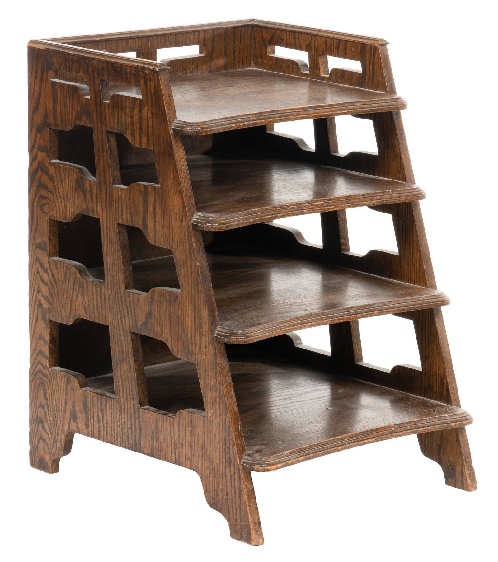 Wooden Newspaper Rack Auction