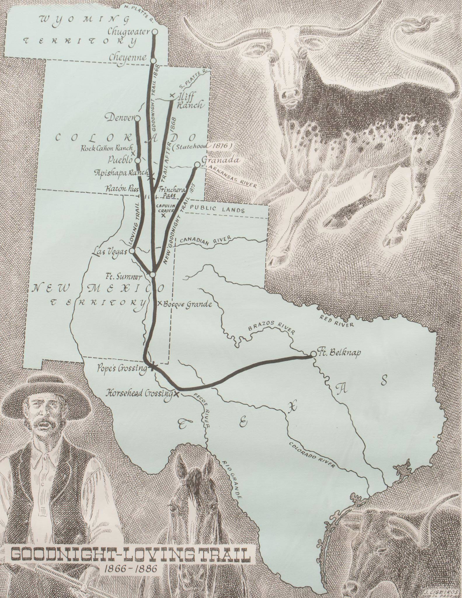 Jose Cisneros, "the Goodnight-loving Trail" Auction