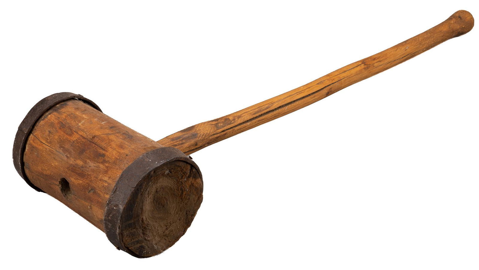 Large Rustic Wooden Mallet