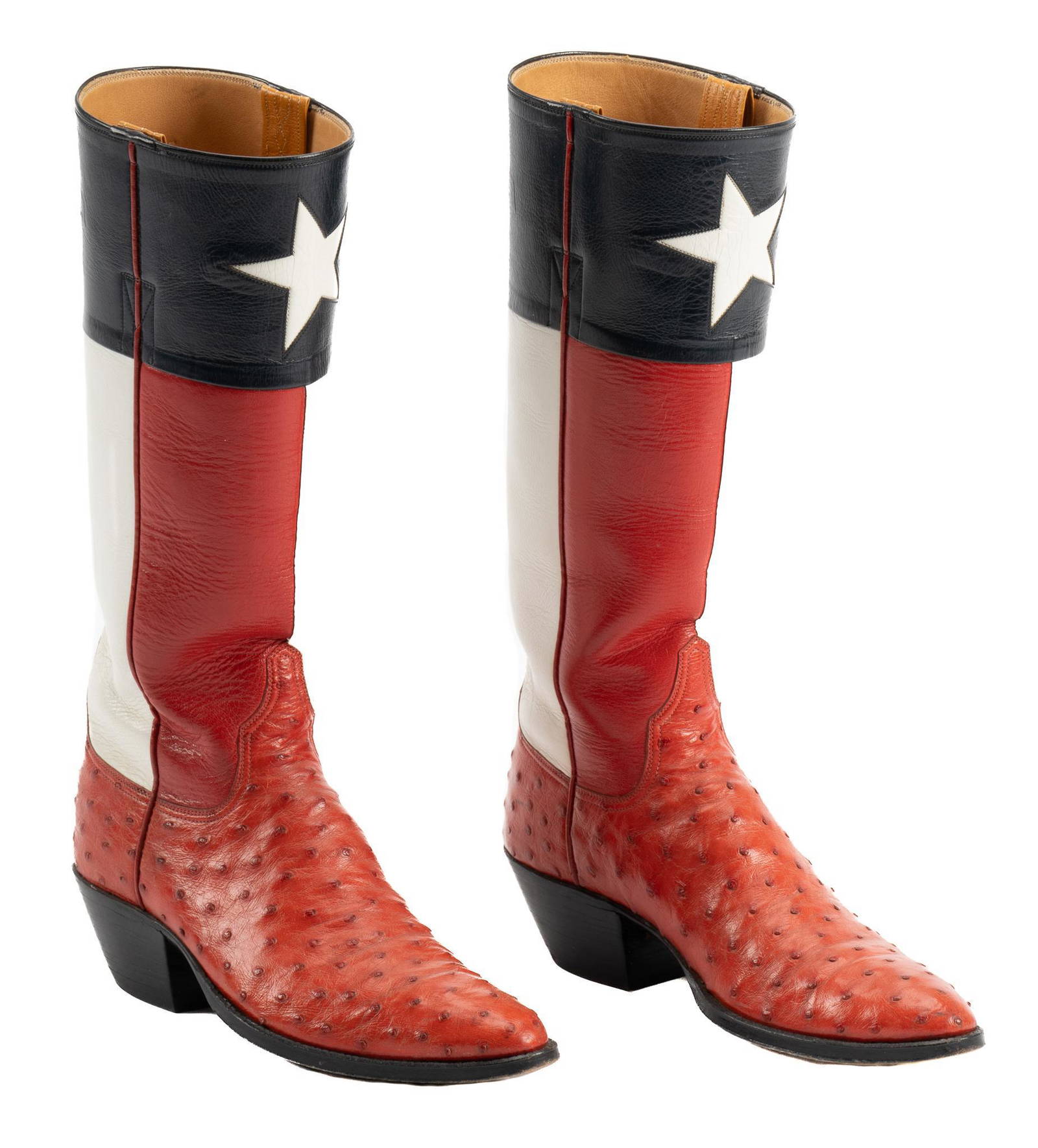 Texas Flag Cowboy Boots Auction