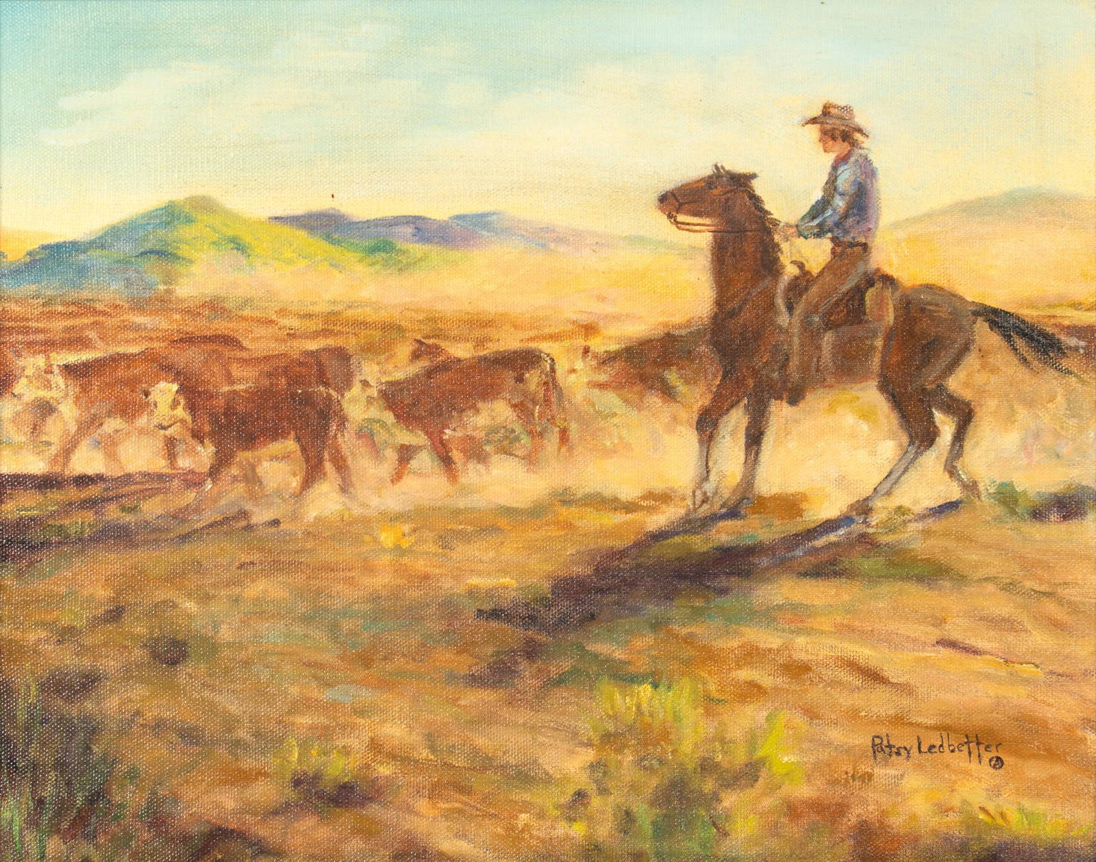 Patsy Ledbetter, Cowboy Auction