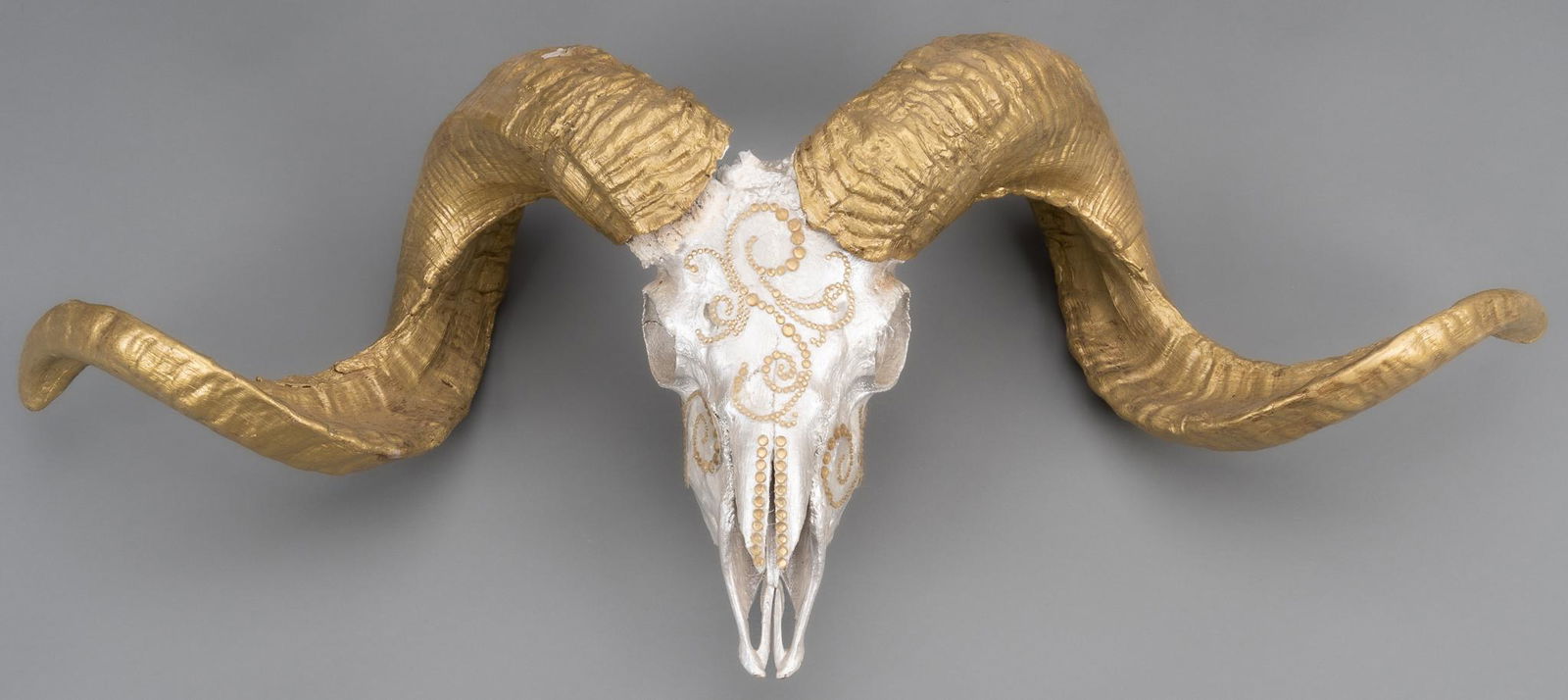 Decorated Ram Skull Auction
