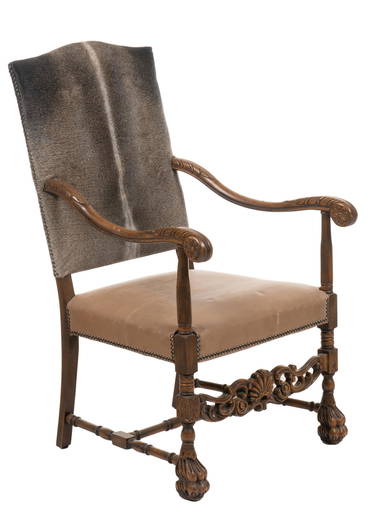 Cowhide Armchair