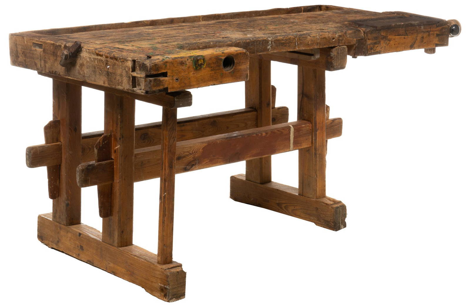 Rustic Work Table Auction