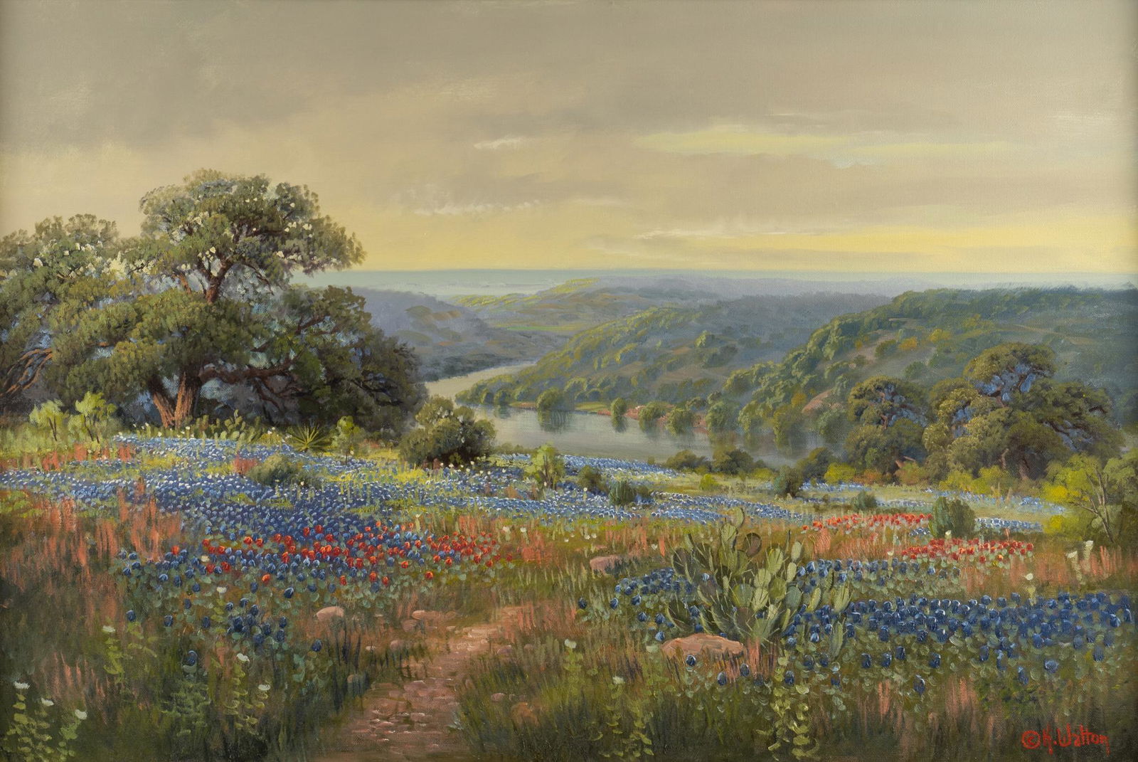 Kay Walton, "hazy Morning" Auction