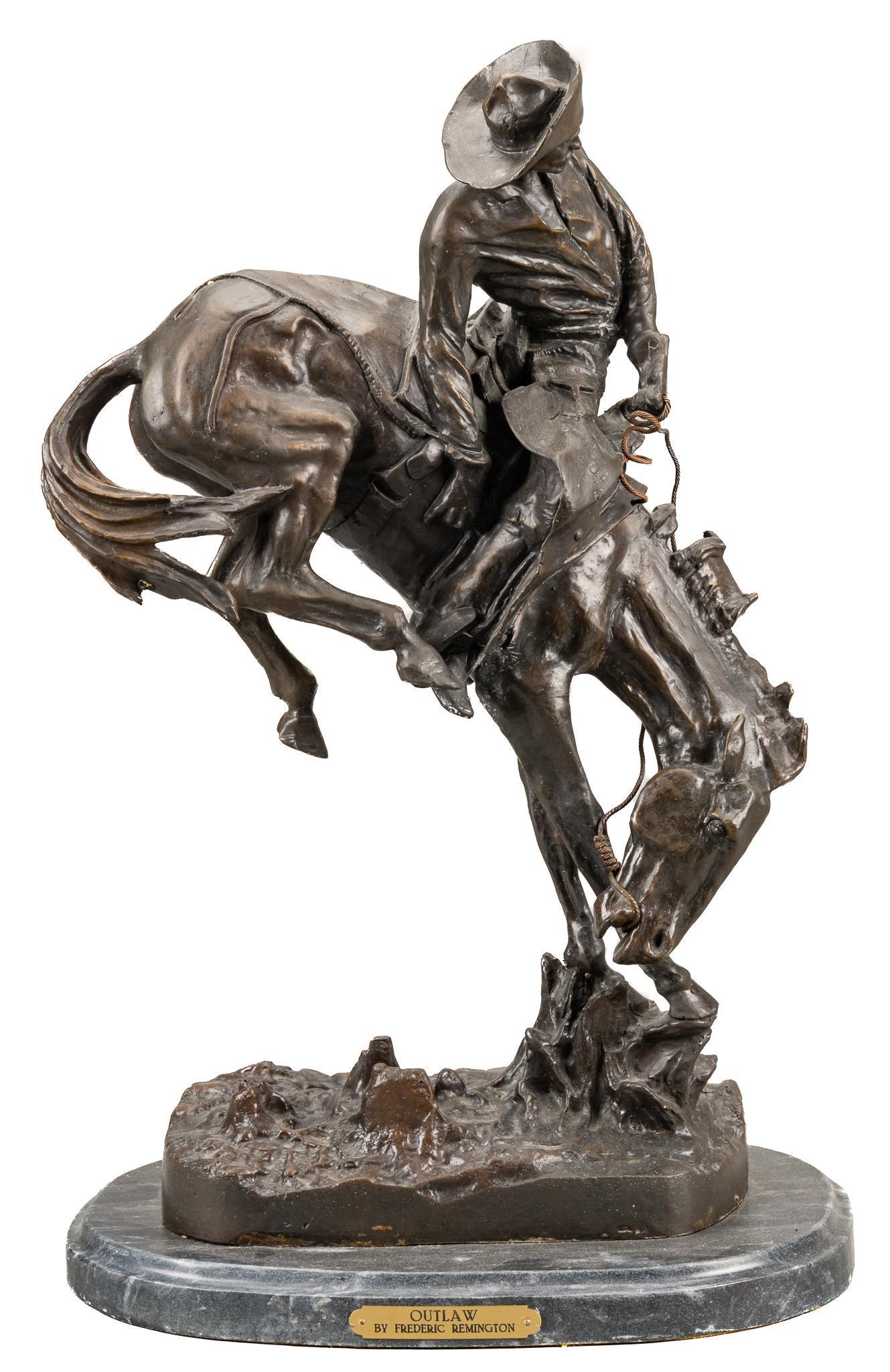 Frederic Remington, "outlaw"