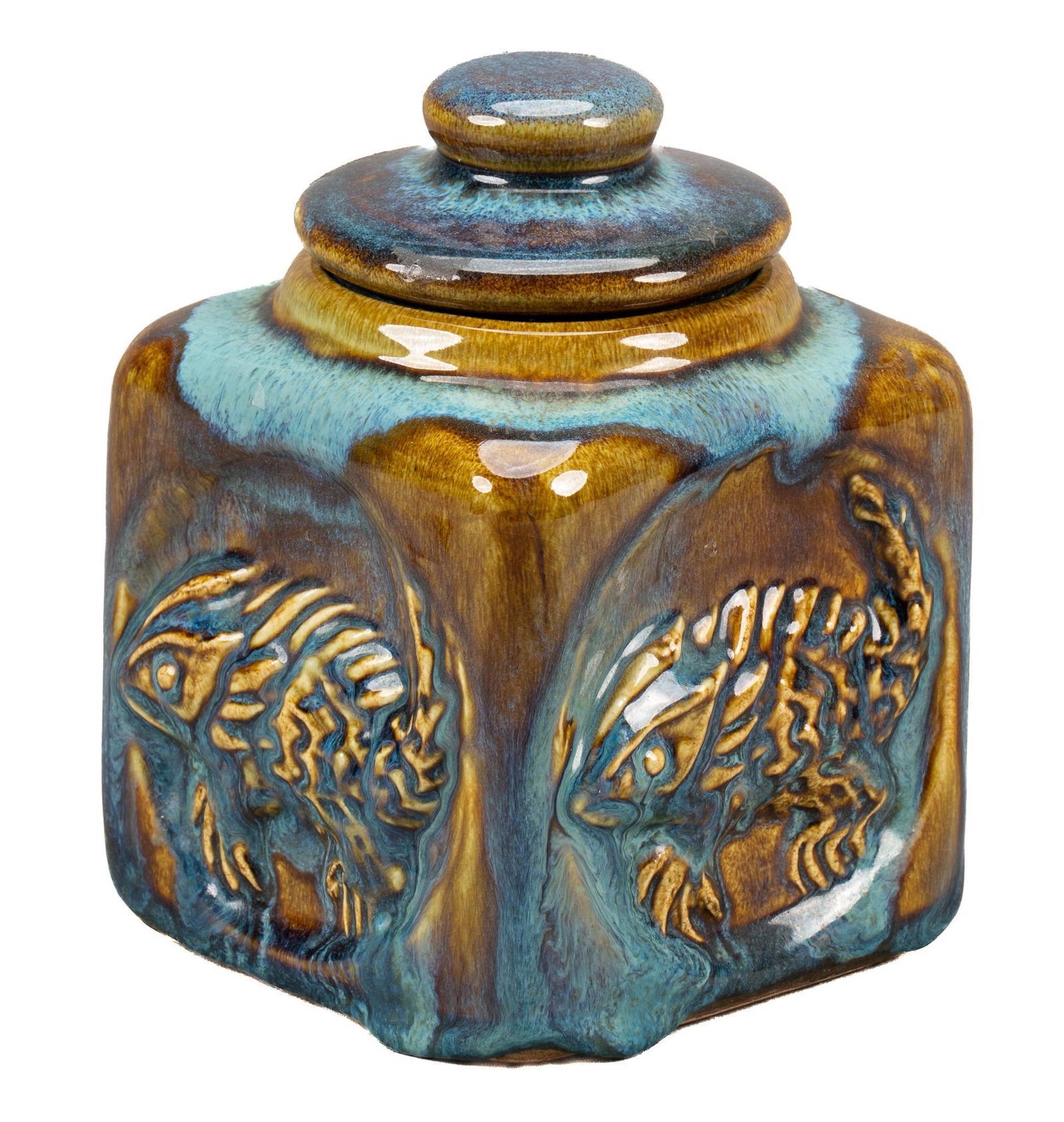 Harding Black, Horny Toad Vase, 1972 Auction