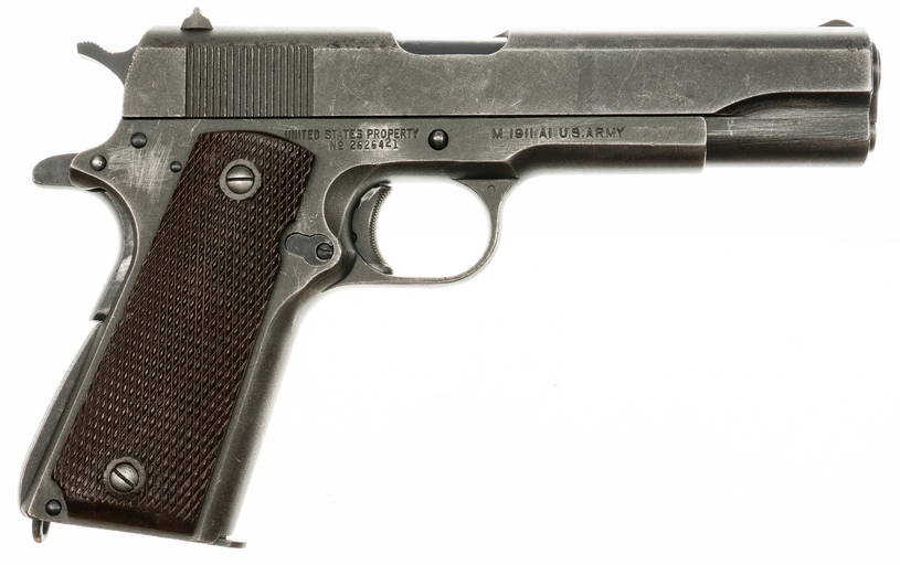 Wwii Ithaca M1911 A1 45 Acp Semi Auto Pistol