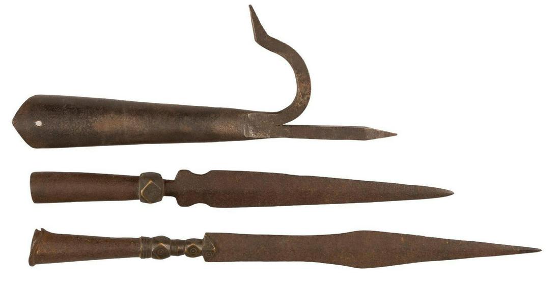 Three Revolutionary War Era Pikes Both Land And Naval Auction