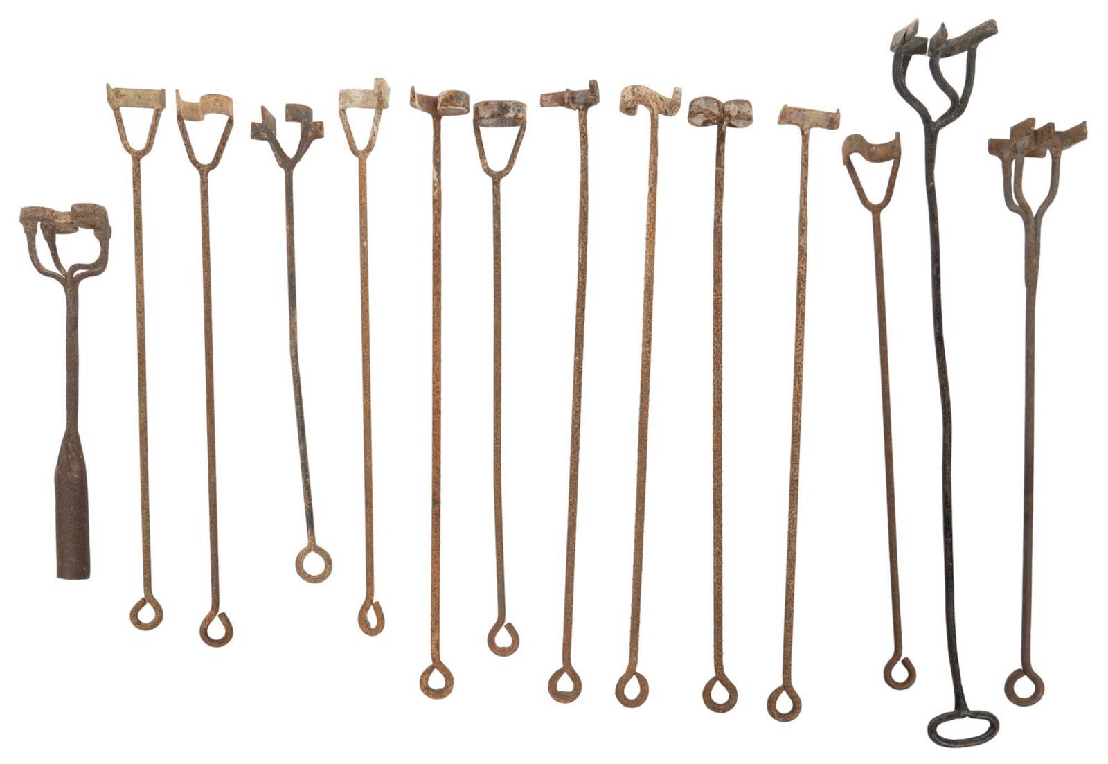 Lot Of Cattle Branding Irons Auction