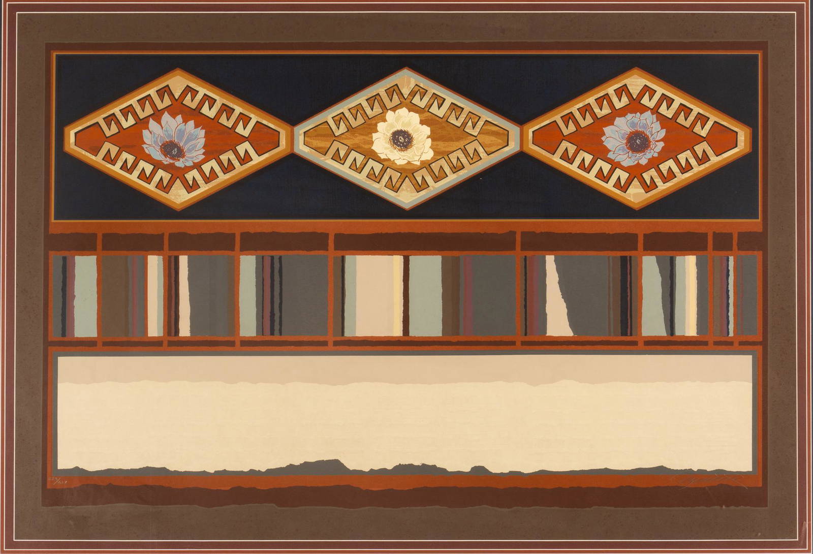 Southwestern Textile, Serigraph Auction