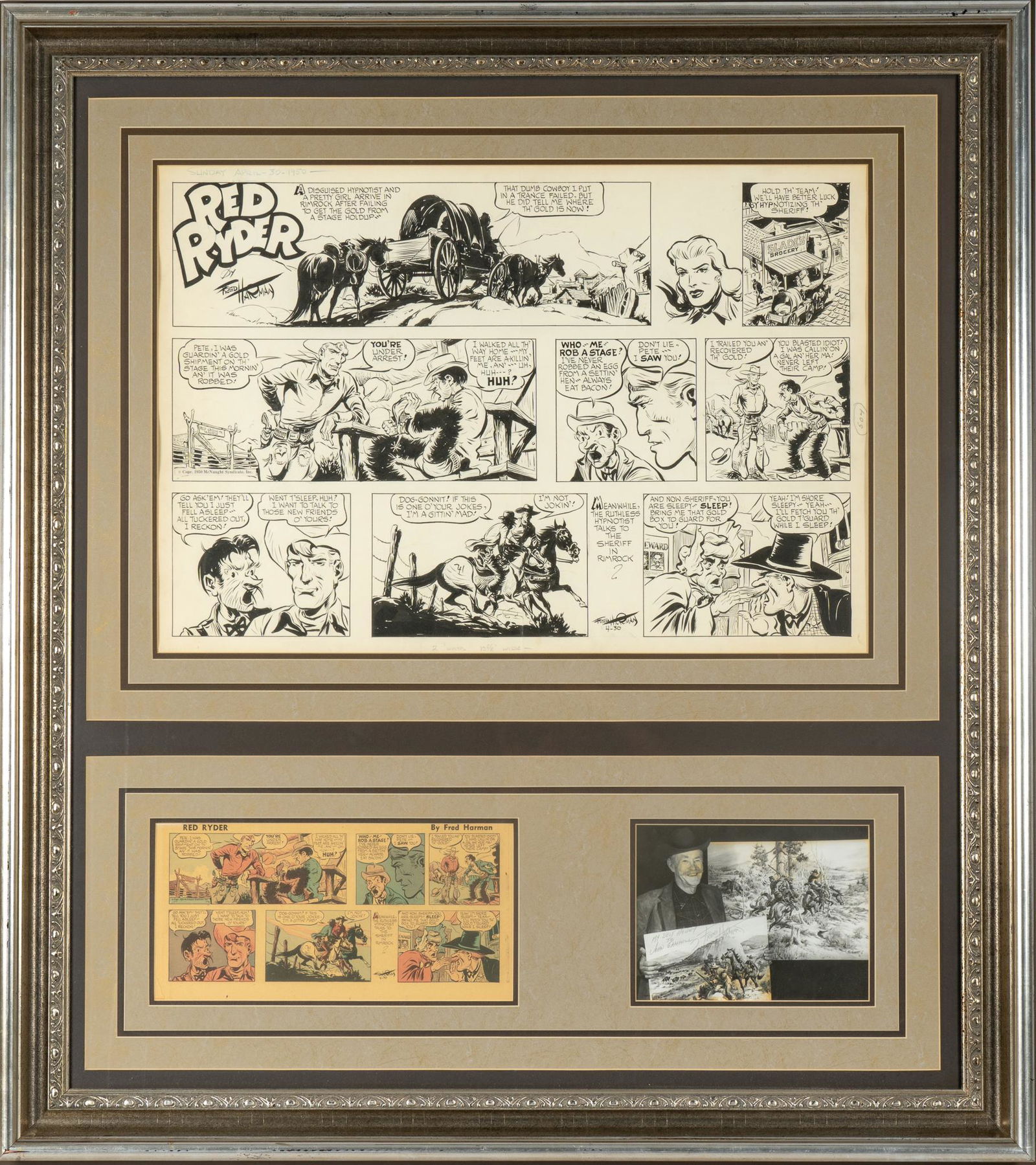 Fred Harman, "red Ryder" Cartoons