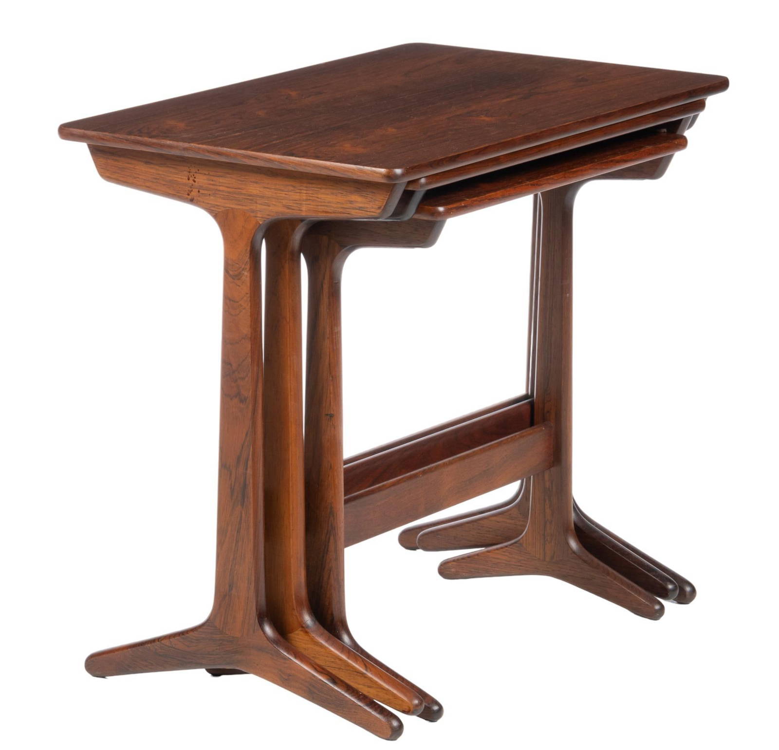 Heltborg Mobler (dnk) Nest Of (3) Mid-century Tables Auction